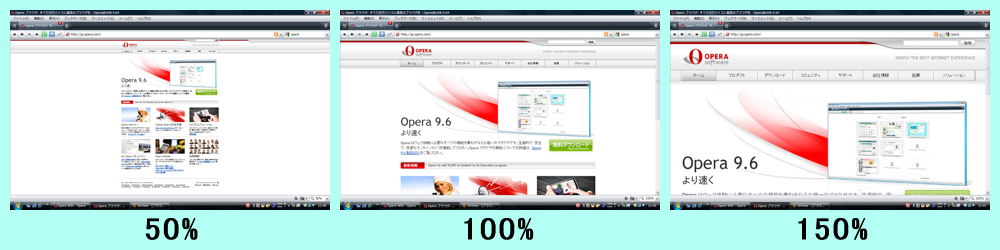 ファイル:Operaズーム機能比較.PNG - Opera Wiki